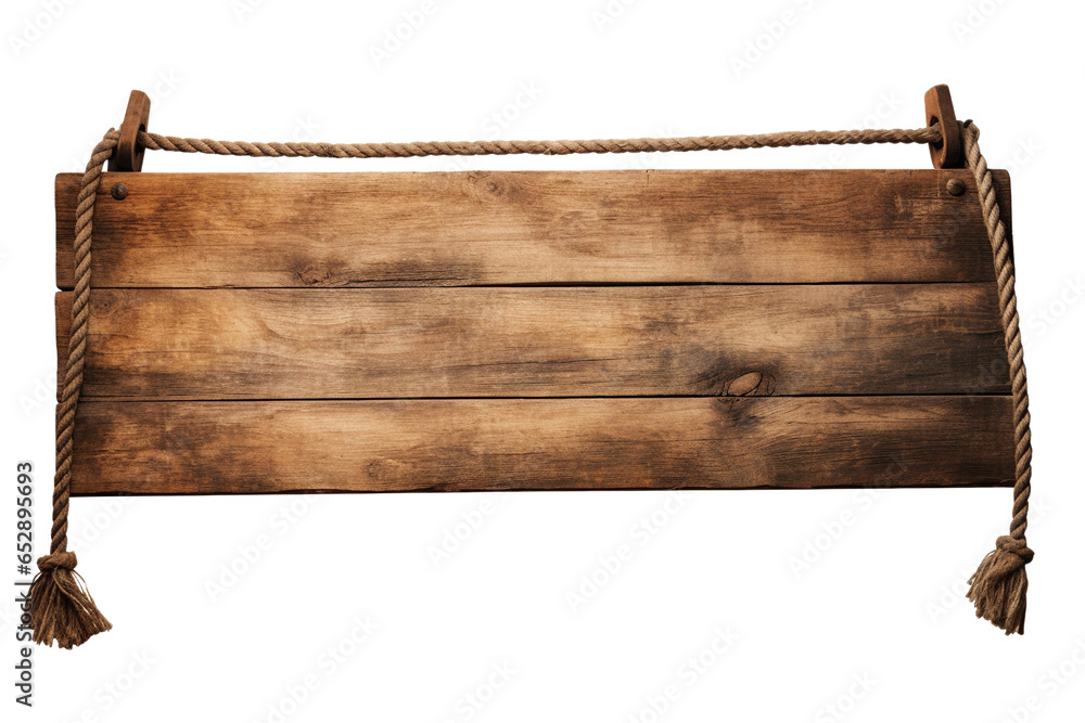 Wooden signboard isolated on white background Stock Illustration ...