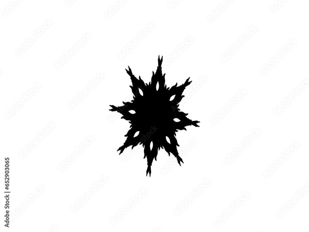 Star rotation animation. Star animation element for gif banner. Star ...