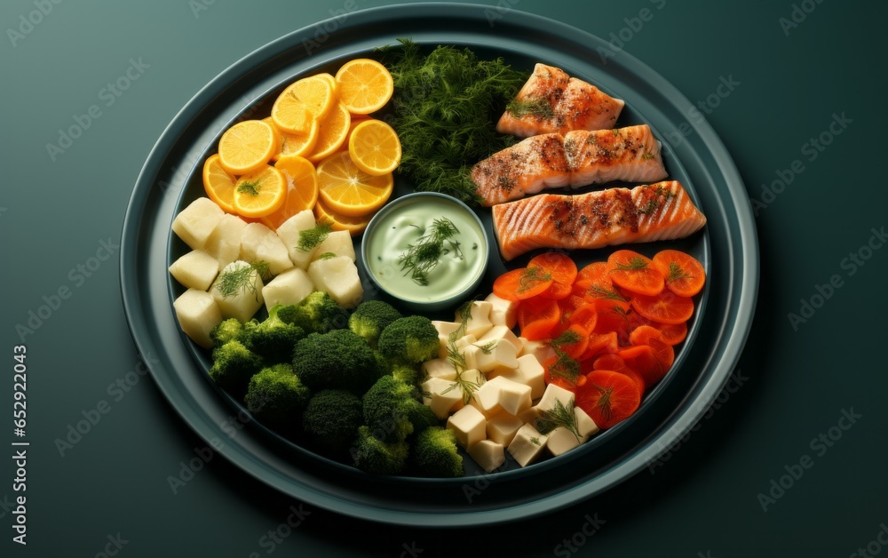 Learn about portion sizes for different food groups in a balanced meal ...