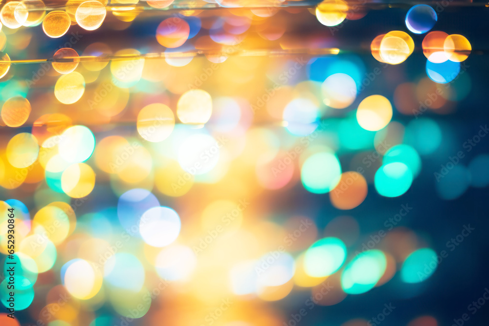 Luces desenfocadas, colores navideños. Fondo de luces difuminadas ...