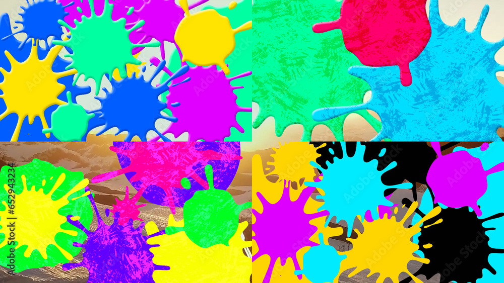 Ink Splash Transition Stock Template | Adobe Stock