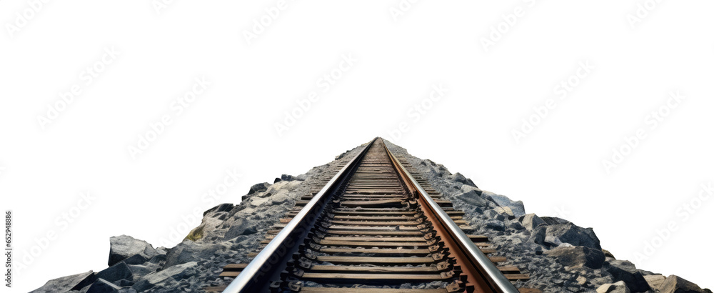 railway tracks in the distance. transparent background PNG. infinite ...