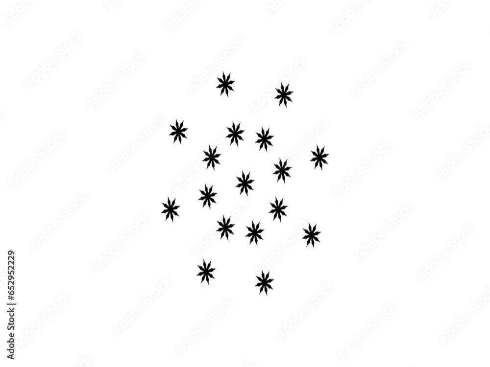 Star rotation animation. Star animation element for gif banner. Star ...