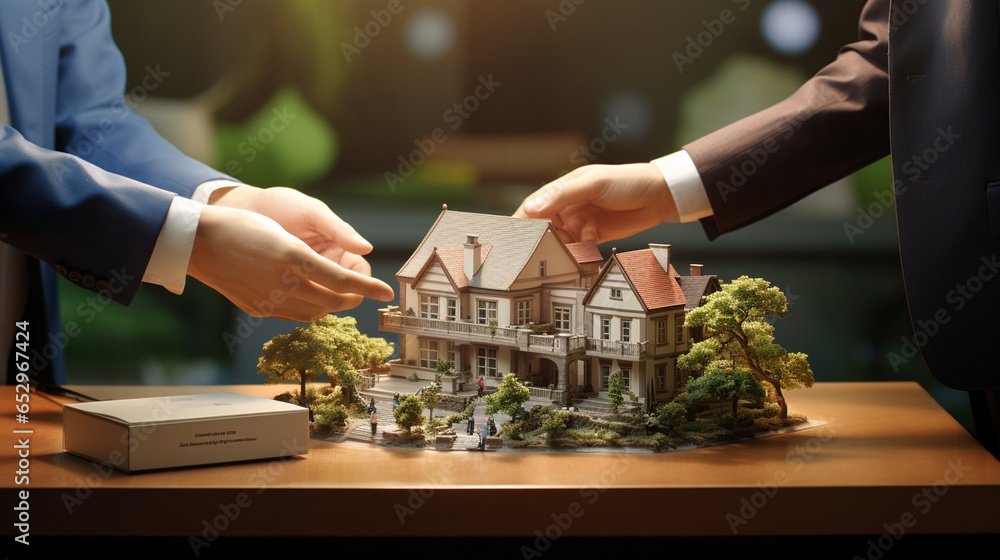 In the realm of real estate aspirations, a residential house becomes a ...