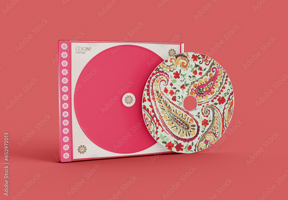 CD Jewel Case Mockup Stock Template | Adobe Stock