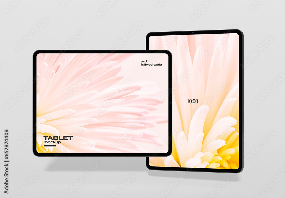 Tablet Screen Mockup Stock Template | Adobe Stock