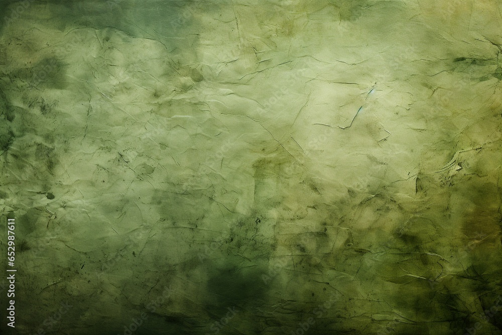 Green Parchment Harmony, a Vintage Paper Texture Background Evoking the ...