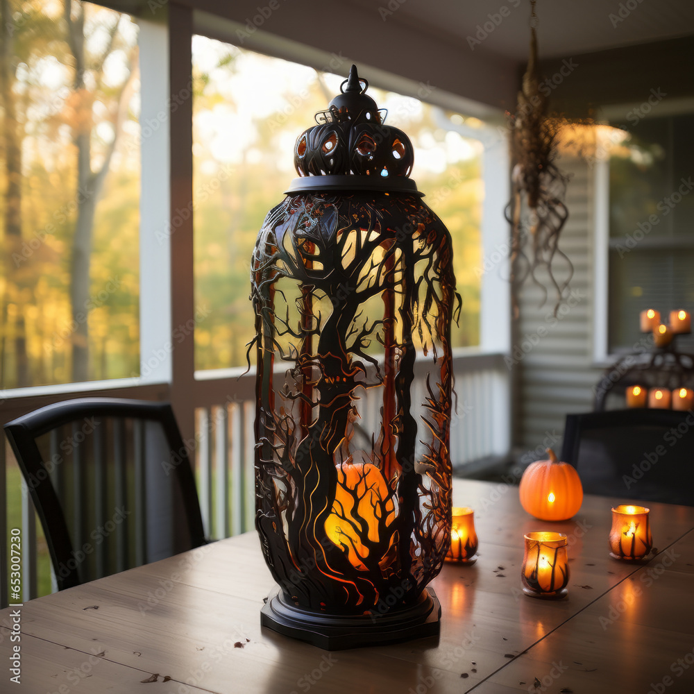 The Gothic-style haunted mansion boasts a futuristic twist with a sci ...