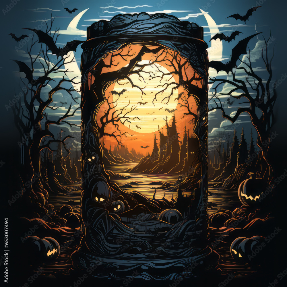 The Gothic-style haunted mansion boasts a futuristic twist with a sci ...