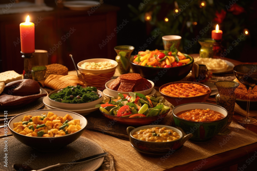 A Kwanzaa feast table is a feast for the eyes and the soul, celebrating ...