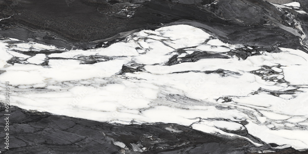 natural panda marble with high resolution, glossy slab marble texture ...