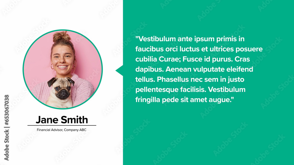 Professional Staff Profile Stock Template | Adobe Stock
