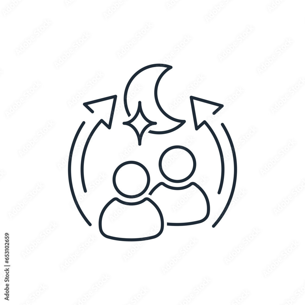 Meeting, invitation under the starry sky. Chatting under the moon ...