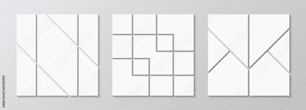 Gallery Portfolio images. Moodboard grid collection. Photo collage ...