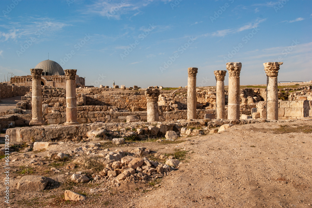 Jordan. Ancient Philadelphia or modern Amman is capital of Jordan ...