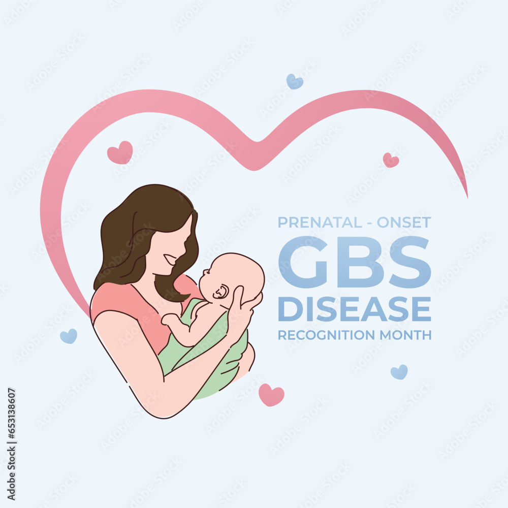 Flyers promoting Prenatal-onset GBS Disease Recognition Month or ...