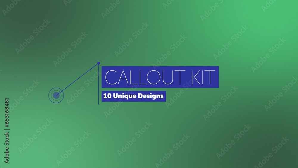CallOut Kit With Control Panel Stock Template | Adobe Stock