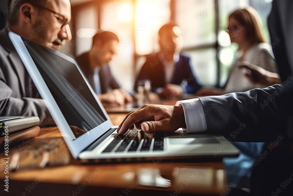 Online Banking Visuals: Laptop Edition Digital Banking in Action ...