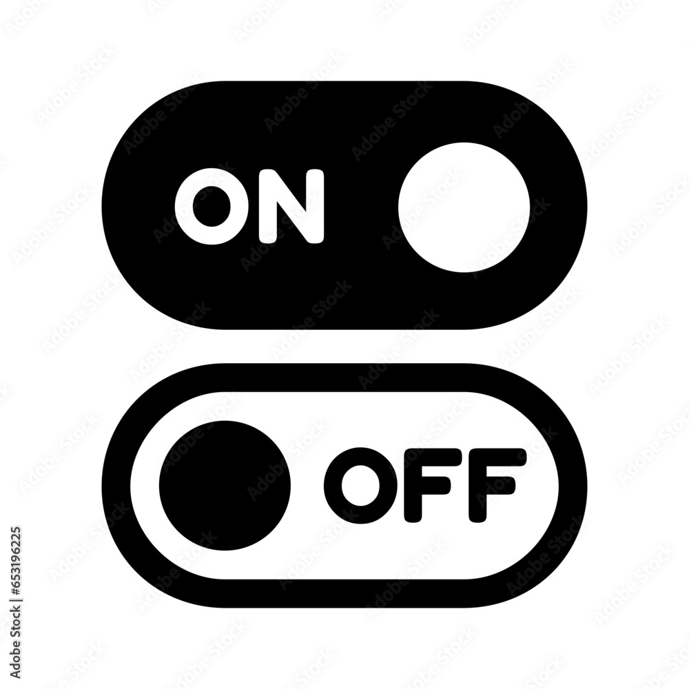 button on, button off, Push the Button, move the Button, Selector ...