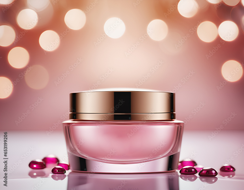 A captivating image showcasing a luxurious face cream, promising ...