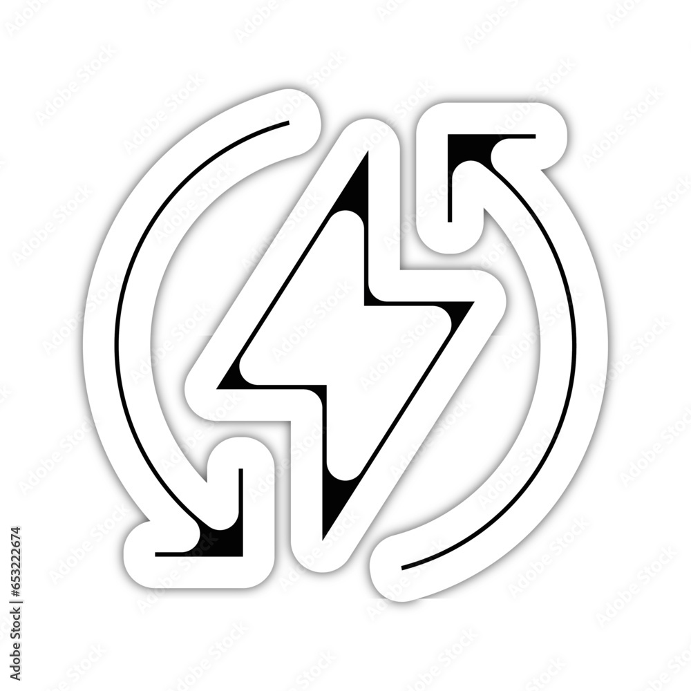 picto logo icones et symbole ecologie recyclage renouvlable electricite ...