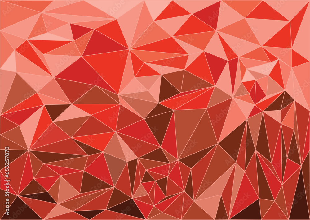 An abstract and modern design meshing black geometric shapes, lines ...