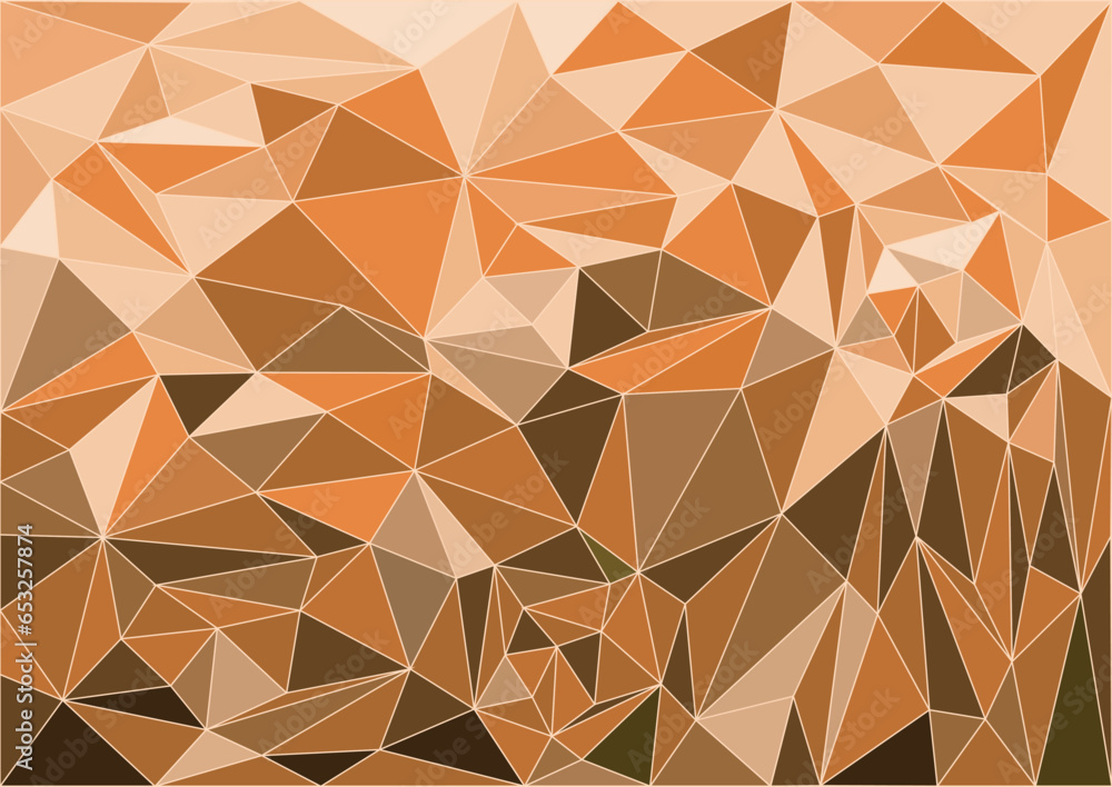 Vetor de An abstract and modern design meshing black geometric shapes, lines, and nodes to form ...