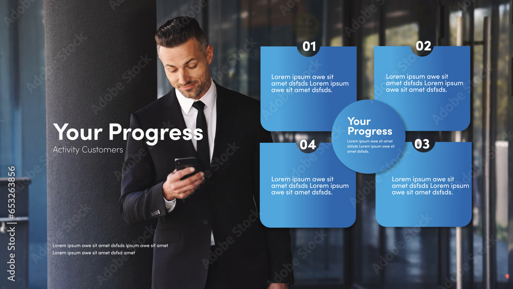 Infographic Builder Bundle | With Control Panel for every Scene Stock ...