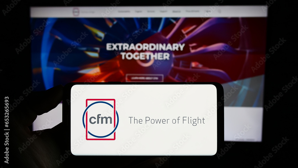 Stuttgart, Germany - 09-22-2023: Person holding smartphone with logo of ...