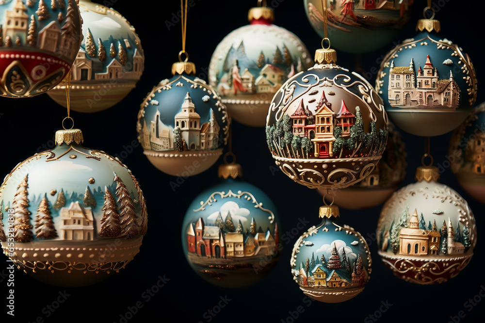 Boules De Noel Anciennes