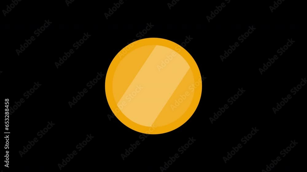 Golden 3D coin Financial growth, glowing gold coin on transparent alpha ...