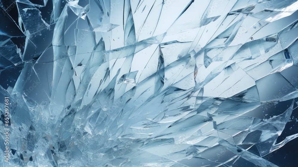 explosion scattered glass shatters illustration fragment destroy ...