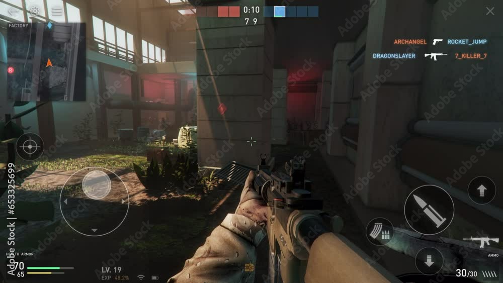 Playing Modern Military Combat Shooter Using Mobile Gaming Interface ...