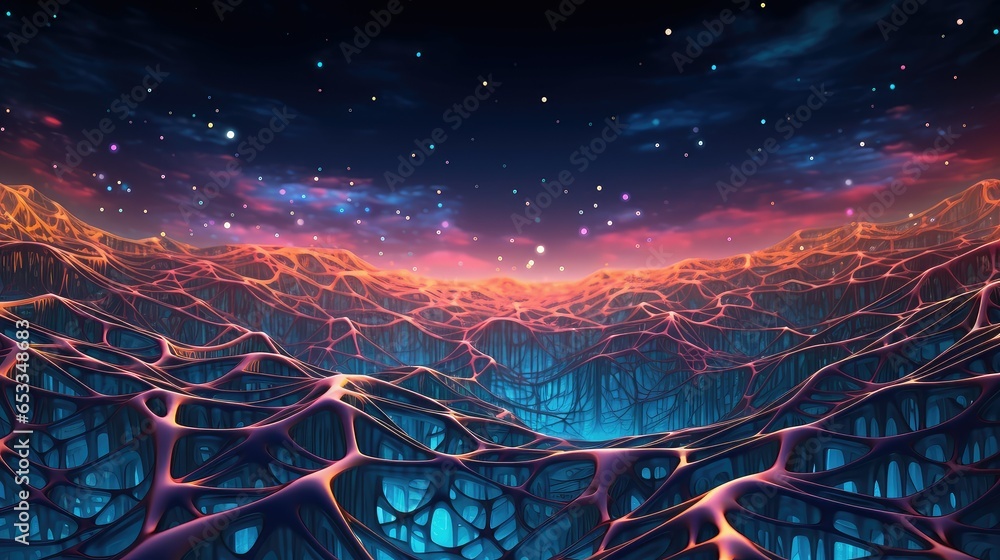 Ai Digital Data Flow Illustration System Business Artificial Intelligence Cyber Internet Ai