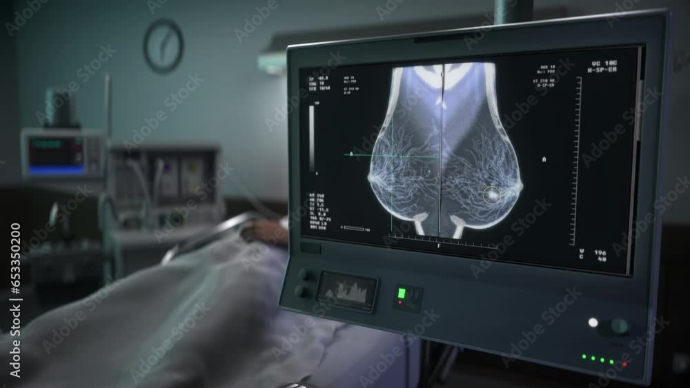 X-ray Scan Discovers Cancer Cells Affecting Tissues Of Patient's Breast ...