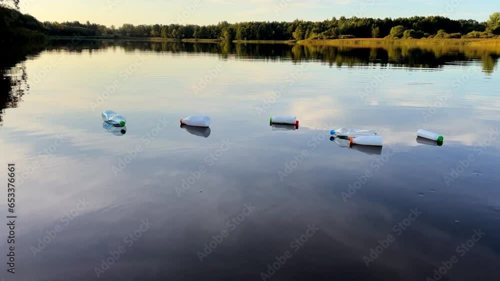 Marine plastic pollution from human activities at coastlines. Plastic ...