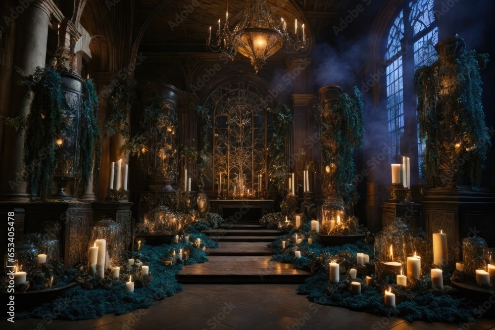 Chapel wedding backdrop photography background stage ceremony maternity ...