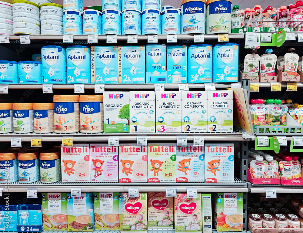 LATVIA, RIGA, 18, SEPTEMBER, 2023: New generation patented infant ...