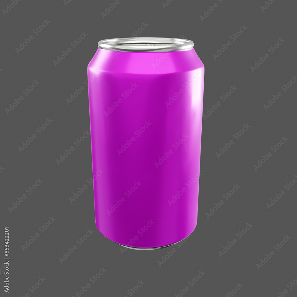 Lata rosa fundo transparente isolada Stock Illustration | Adobe Stock