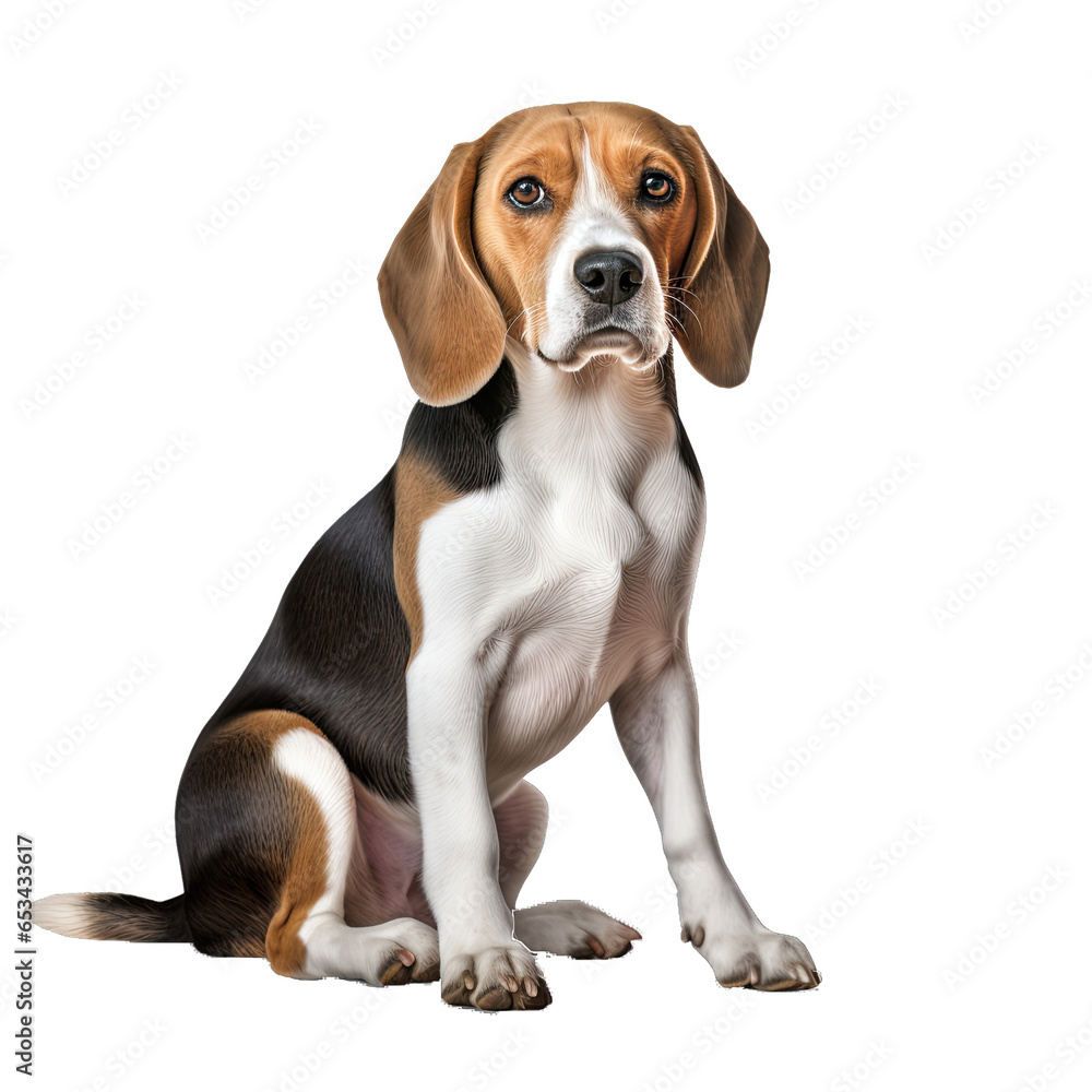 Transparent PNG of a Beagle. Transparent Background PNG. Isolated PNG ...