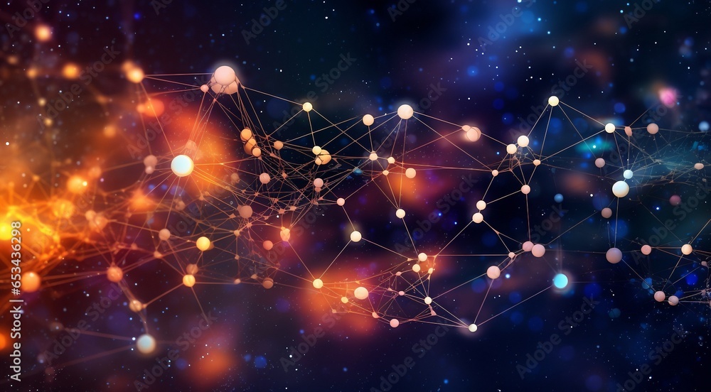 abstract technology background, full hd technology wallpaper, colored ...