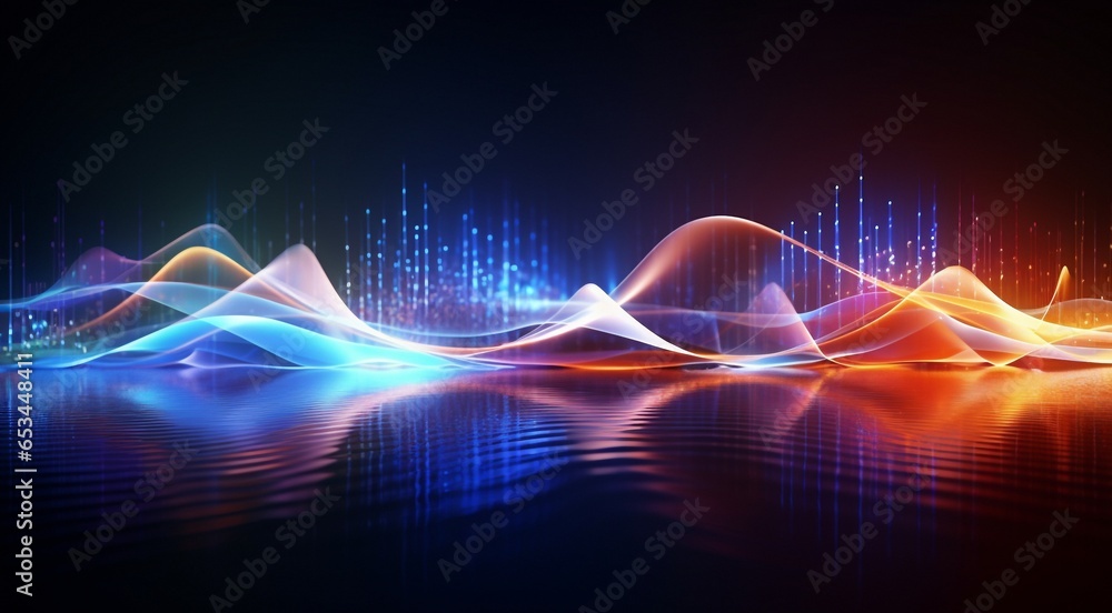 visual sound wave background, hd sound wave wallpaper, visual waves ...