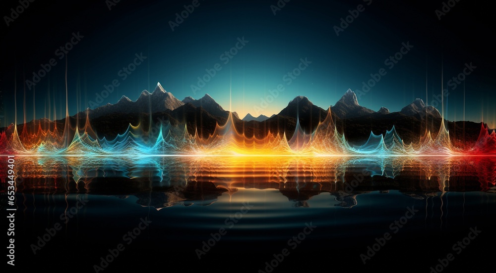 visual sound wave background, hd sound wave wallpaper, visual waves ...