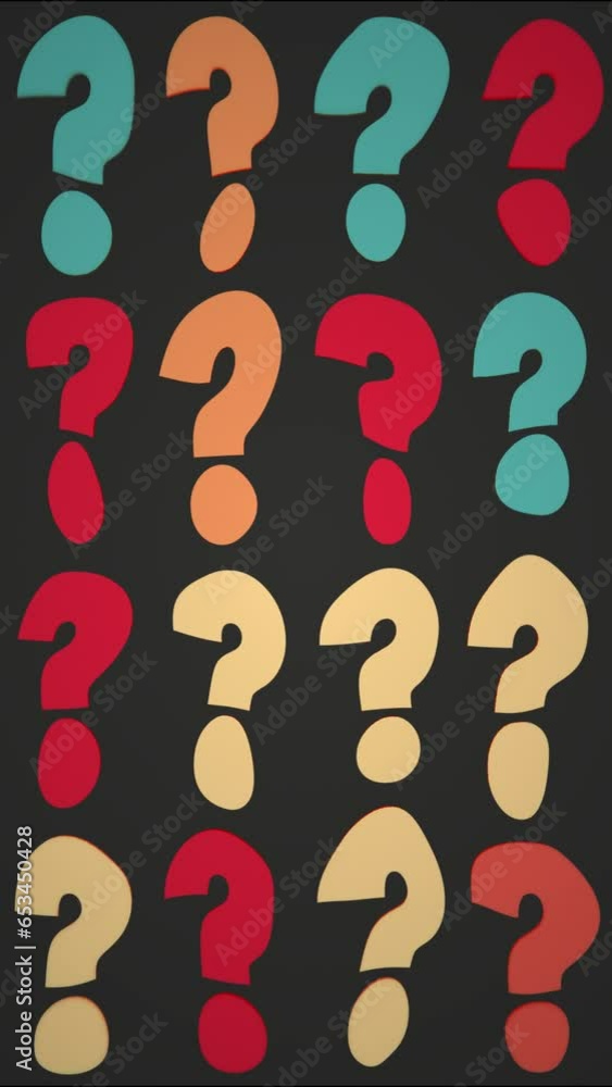 Vertical video - funky retro styled background with a morphing pattern ...