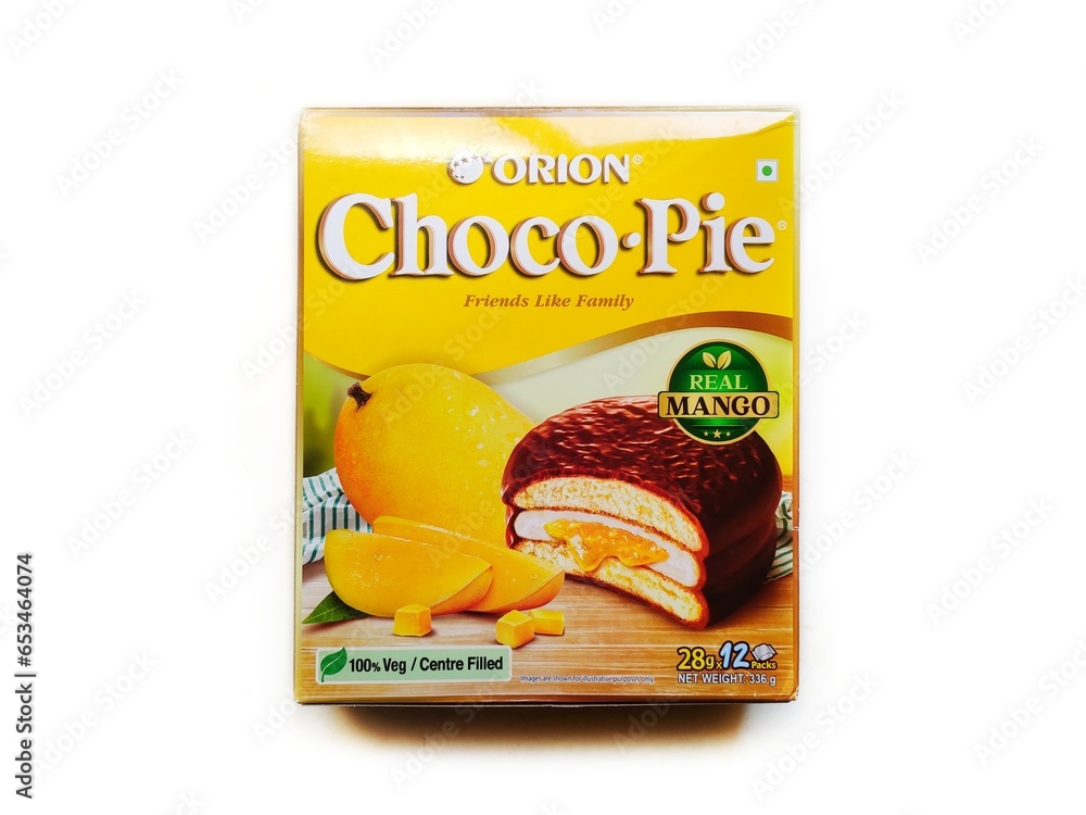 Guwahati, Assam, India - September 26, 2023 : ORION Mango Choco Pie ...