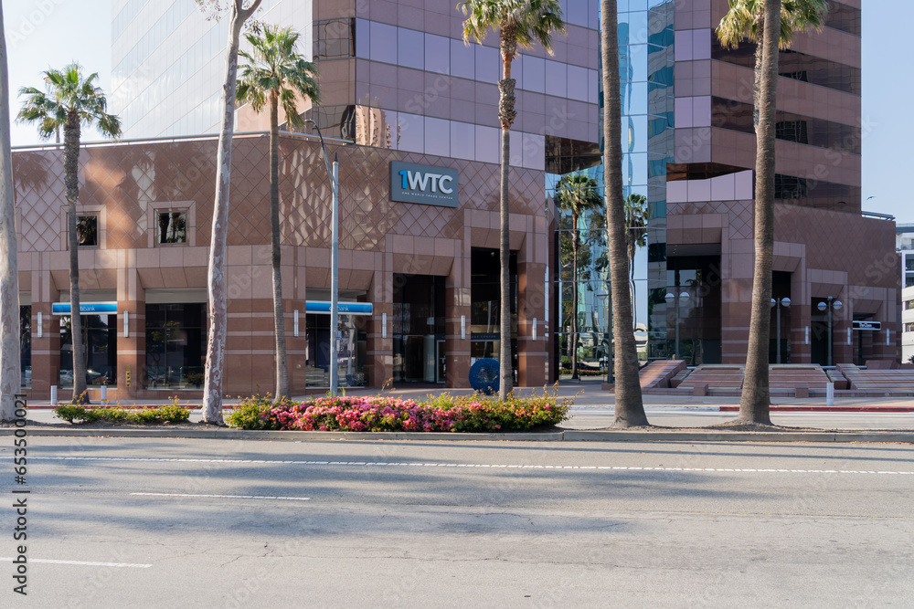 One World Trade Center (1WTC) building on Ocean Blvd in Long Beach ...