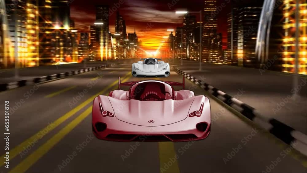 Experience the future of automotive sport with 3D car racing. Feel the ...