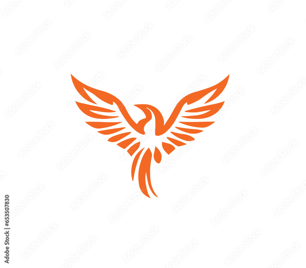 Hawk bird logo eagle fly slogan PNG cartoon vector design Stock Vector ...