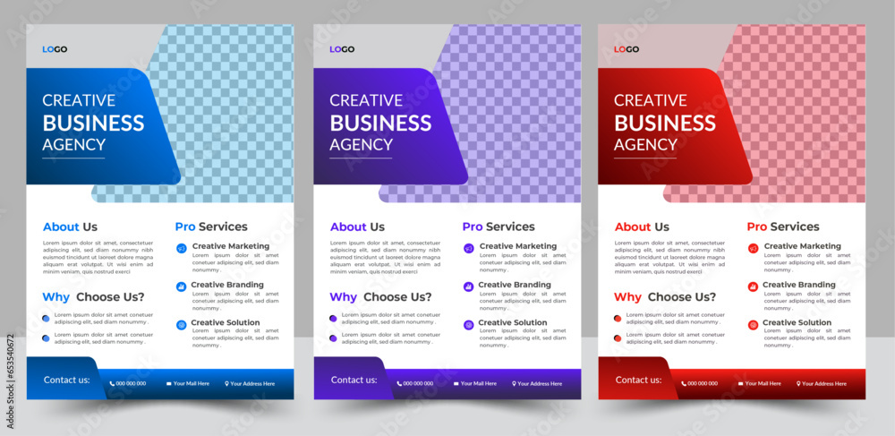 Corporate Flyer design with modern and minimalist style.perfect for ...