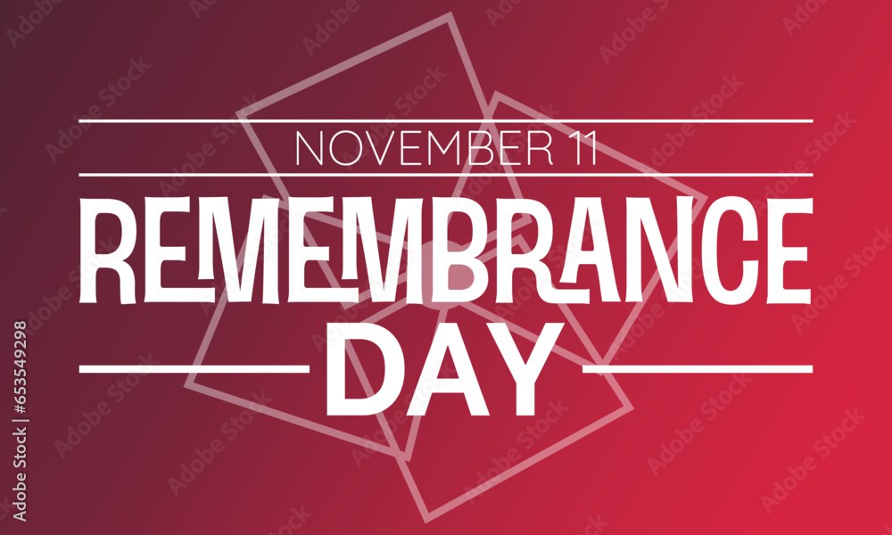 Remembrance Day Poppy Lest We Forget Symbol for Honoring Veterans and ...